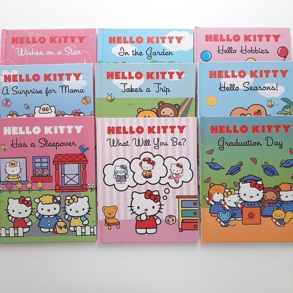 Hello Kitty | Other | Hello Kitty By Sanrio Hardcover Books Lot Of 9 ...